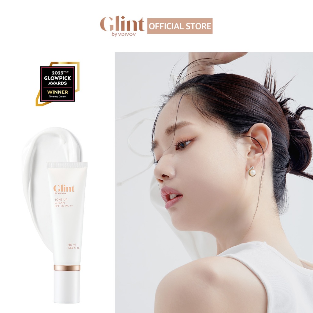 THE FACE SHOP Glint Tone Up Cream SPF20 PA++ 45ml - Sun UV Protection & Even Skin Tone | Shopee ...