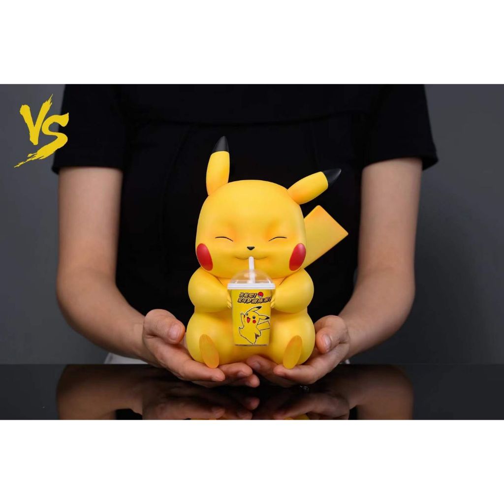 VS Studio - Milk Tea Pikachu Pokemon Resin Statue GK Anime Figure ...