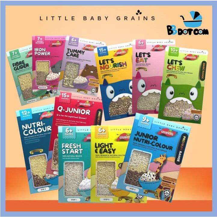 Gnubkins Little Baby Grains Healthy Baby Rice / Instant Cereal / Halal ...