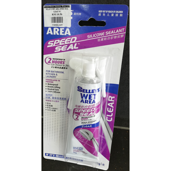 Selleys Wet Area Speed Seal Glear 75g | Shopee Malaysia