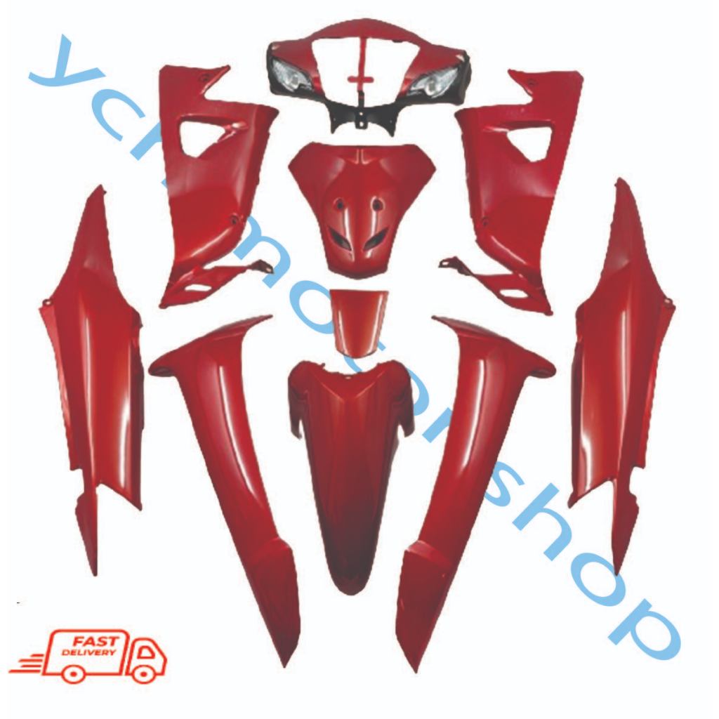 HONDA WAVE 100R WAVE 100 R WAVE100R M-SEKI COVER SET COVERSET | Shopee ...