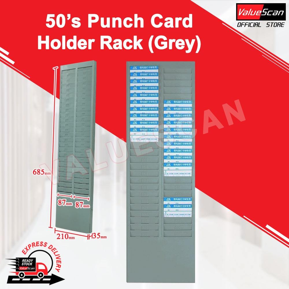 5s / 10s / 24s / 50s Slot Time Recorder Punch Card Rack / Punch Card ...