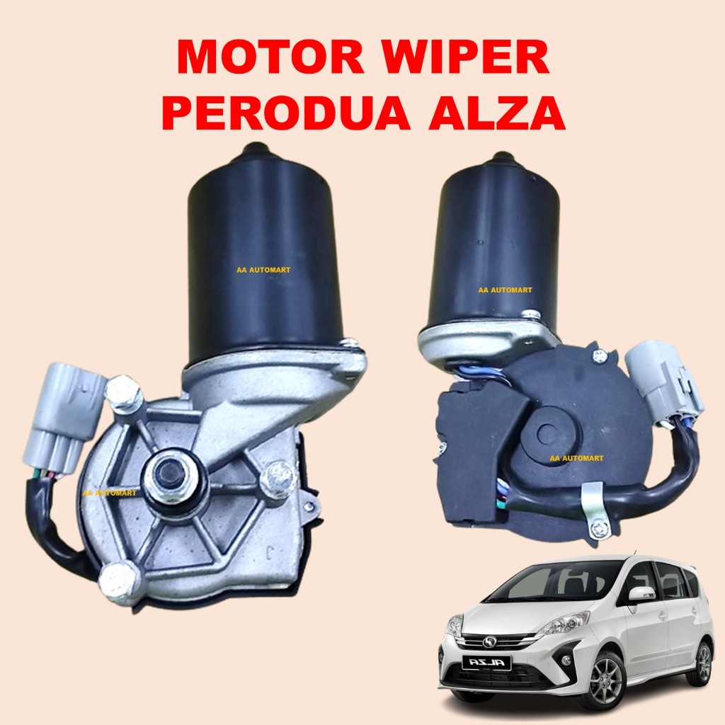 WIPER MOTOR PERODUA ALZA 2009 - 2014 WINDSHIELD WIPER LINK MOTOR LONG ...