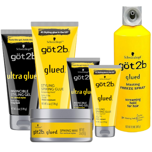 Iimono Got2b Glued Styling Spiking Hair Glue Ultra Glued Invincible Styling Gel Blasting