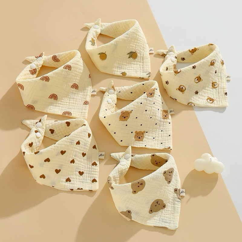 Cotton Baby Cotton Bibs Triangle Bibs Baby Saliva Towels baby ...