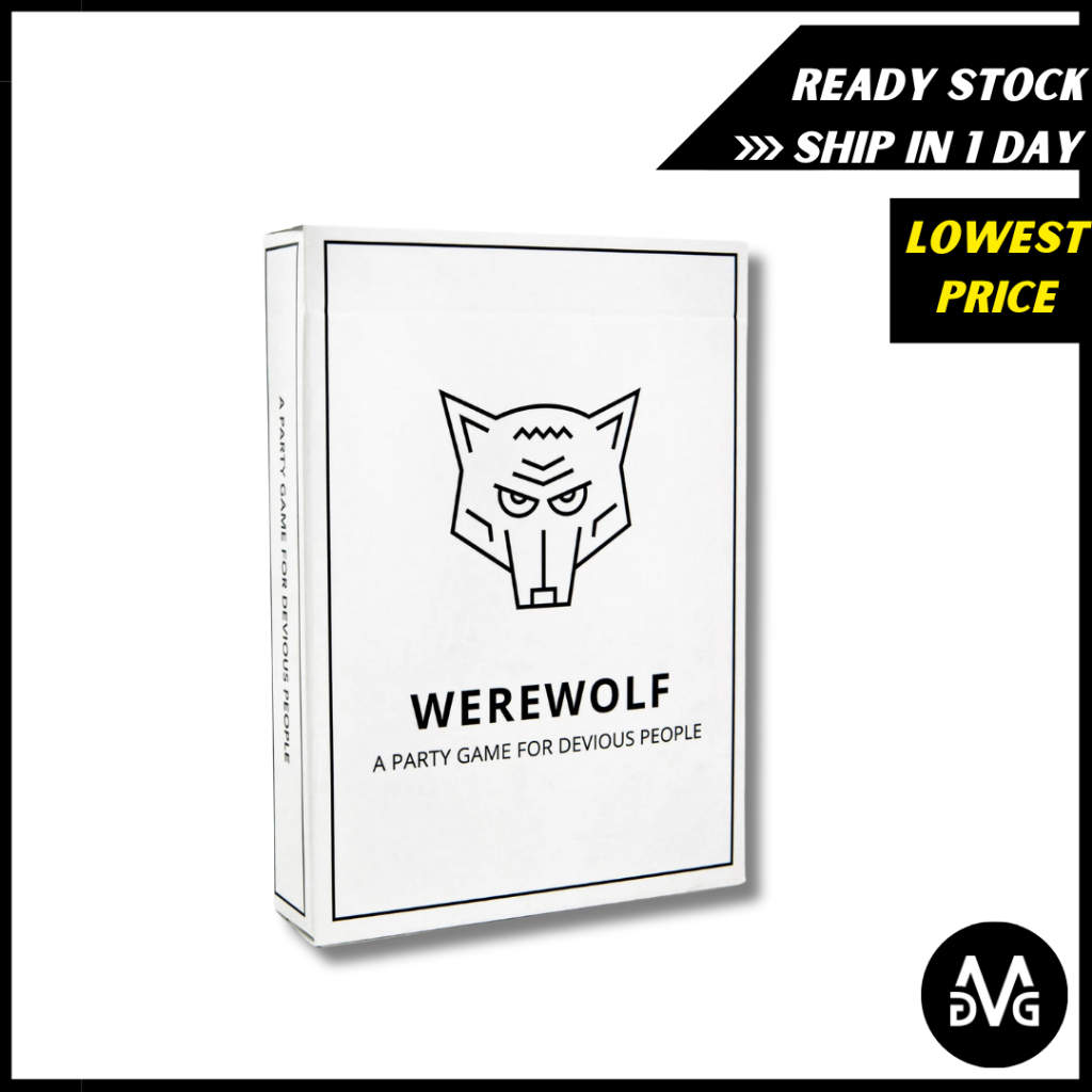 Werewolf Card Game Edition Board Games Card Games Family Game Indoor ...