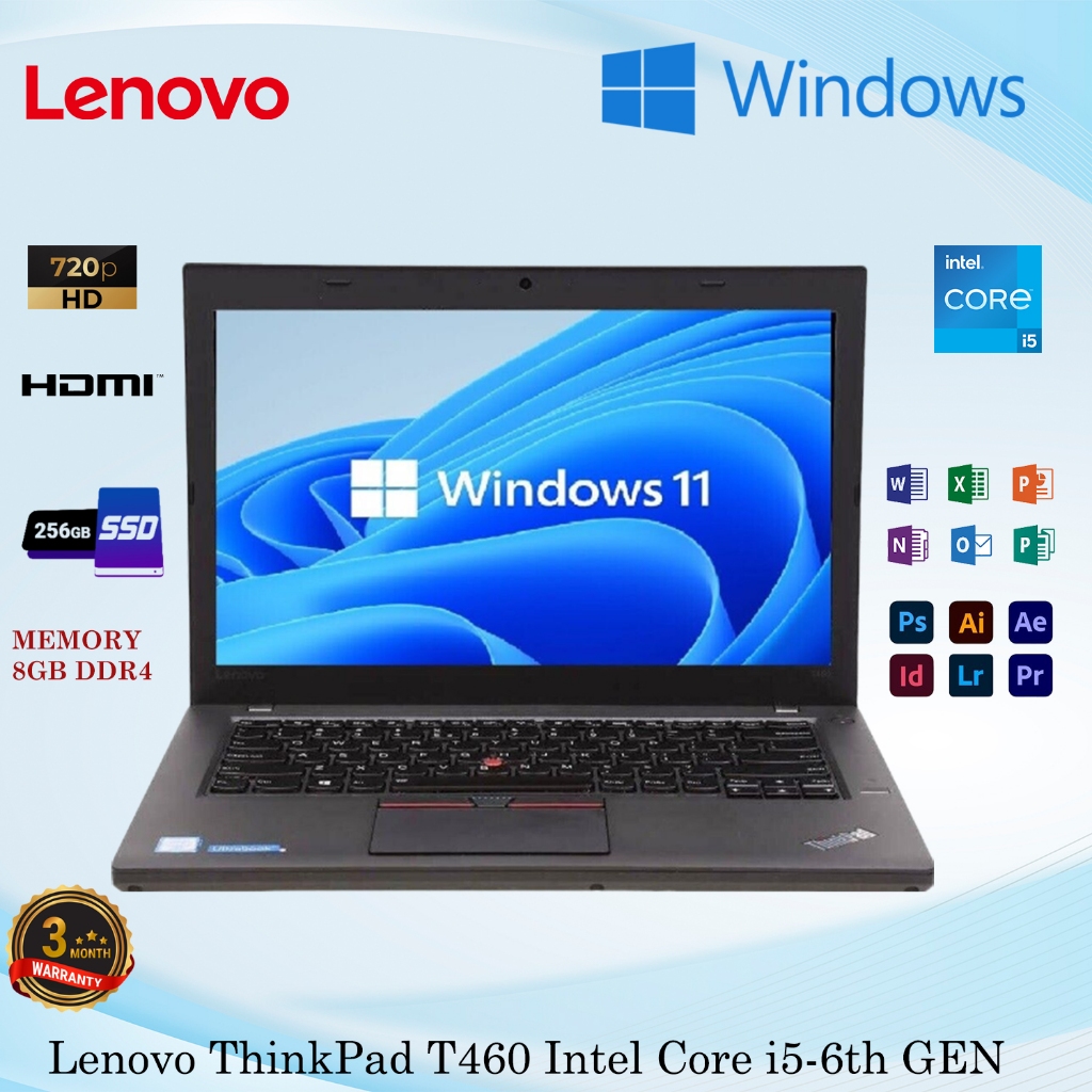 Lenovo T460 i5 6th Gen Intel Core i5-6300U 2.4GHz | Shopee Malaysia