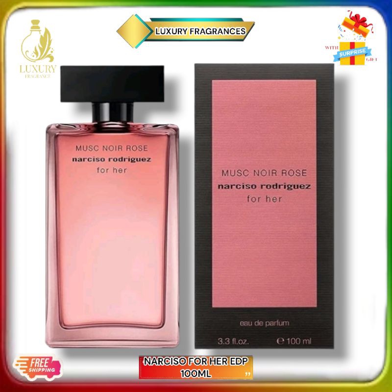 💯 ORI MUSIC NOIR NARCISO RODRIGUEZ FOR HER EDP 100ML (LONG LASTING 8-10 ...