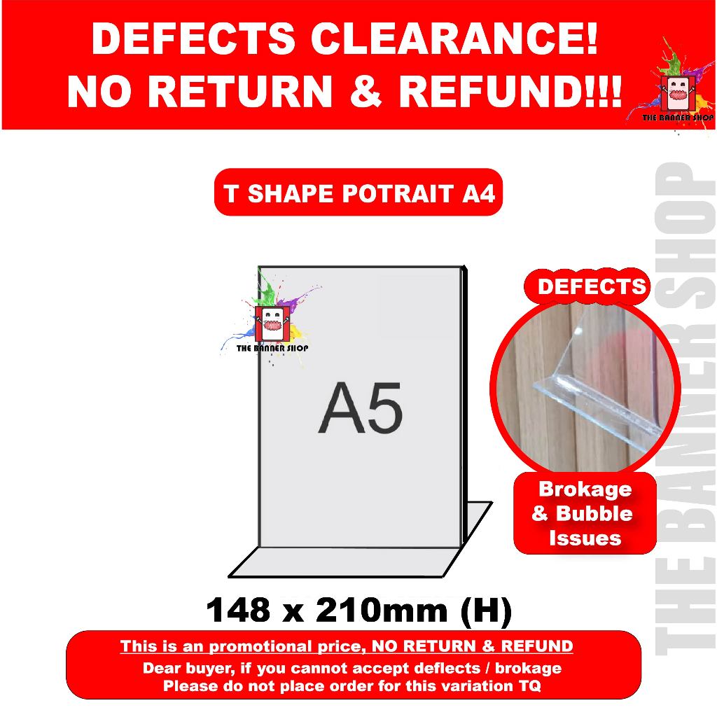 Acrylic Stand ( A4 A5 Size) Acrylic L-Shape Display Stand, L Shape ...