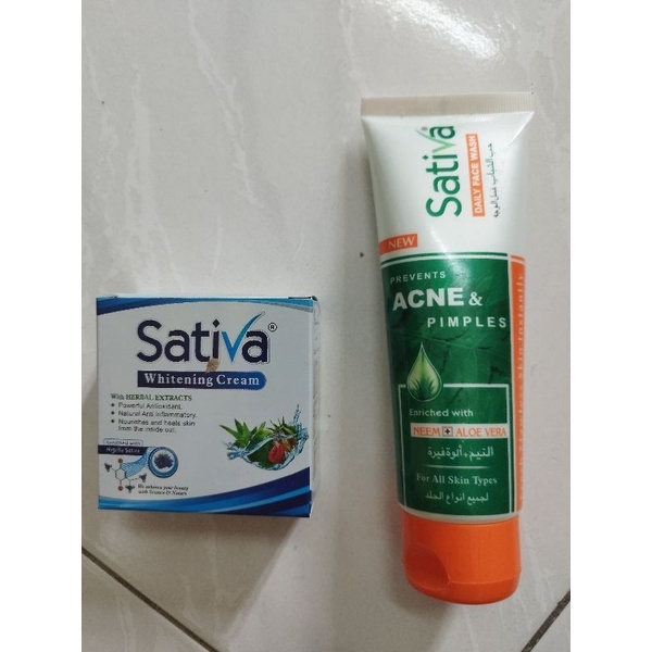 NEW STOCK 3 IN 1 ( SATIVA BEAUTY CREAM + SOAP + ACNE & PIMPLES FREE ...
