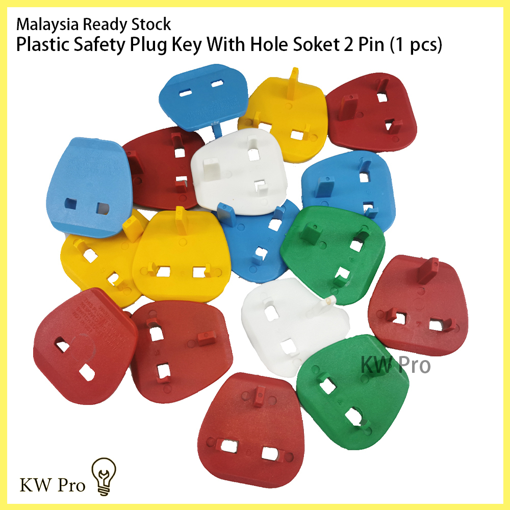 Plastic Safety Plug Key With Hole Socket 2 Pin 2 pin to 3 pin converter ...
