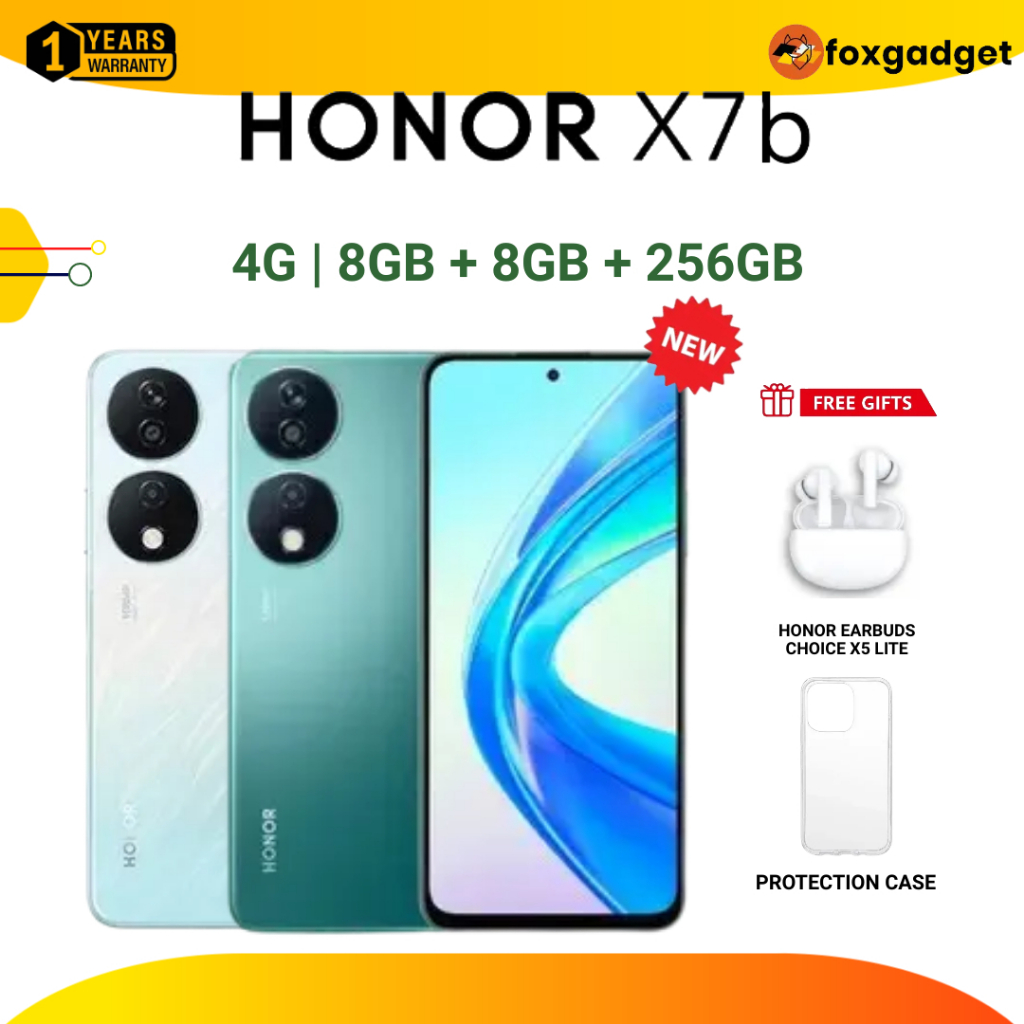 Honor X7B 4G/5G (8GB RAM+ 256GB ROM)| Honor X7 |6.8inch Fullview ...