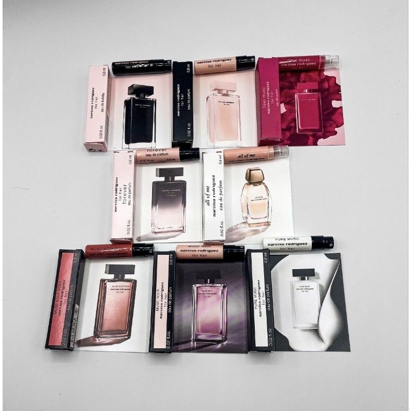 Vial - Narciso Her edp/ Her edp Intense/ Musc Nude/ All of Me/ All Of ...
