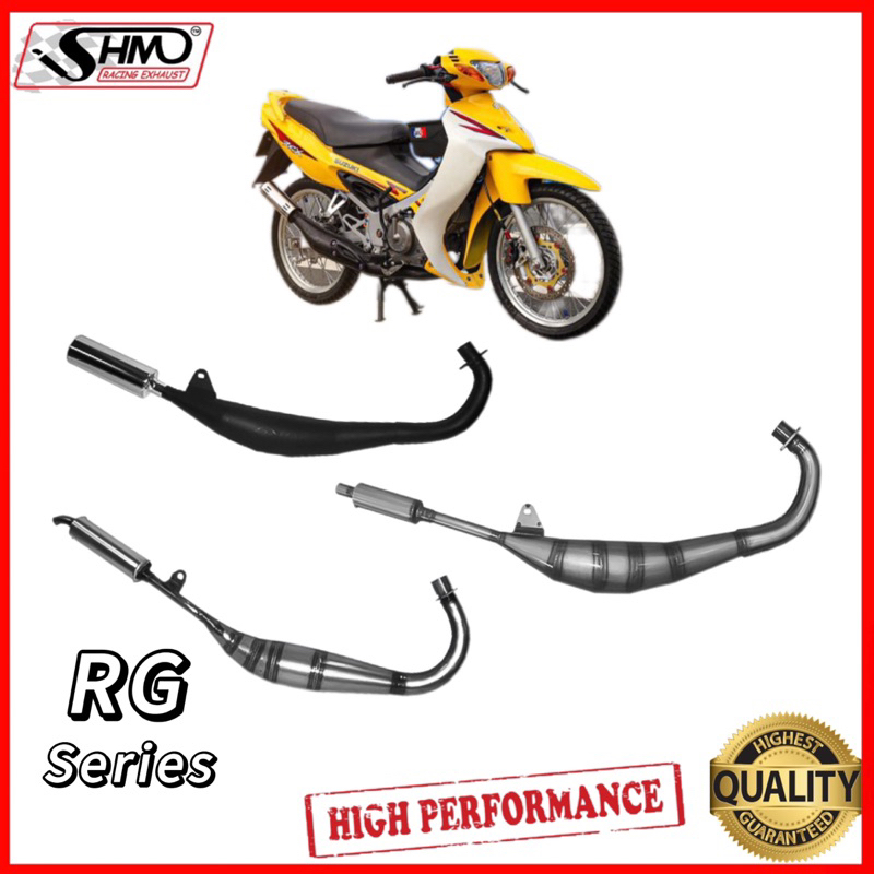 SUZUKI RG / RGV / RGX🔥SHM Exhaust🔥 - Std Open, Open B, Pipe On | Shopee ...