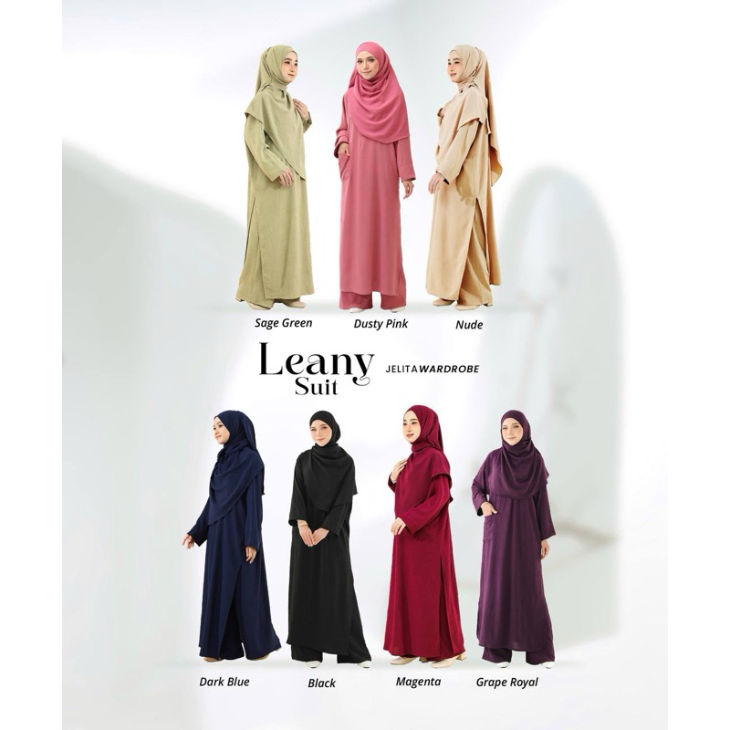 NEW COLOUR RESTOCK LEANY SUIT IRONLESS JELITAWARDROBE | Shopee Malaysia