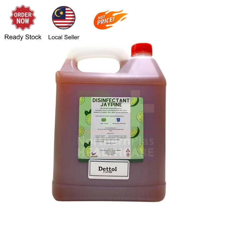 Disinfectant Jaypine Floor Cleaner 5 Litres/清洁剂/pembersih lantai ...