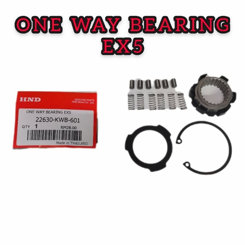 ONE WAY BEARING SET HONDA EX5/EX5 DREAM/WAVE100/WAVE125 | Shopee Malaysia