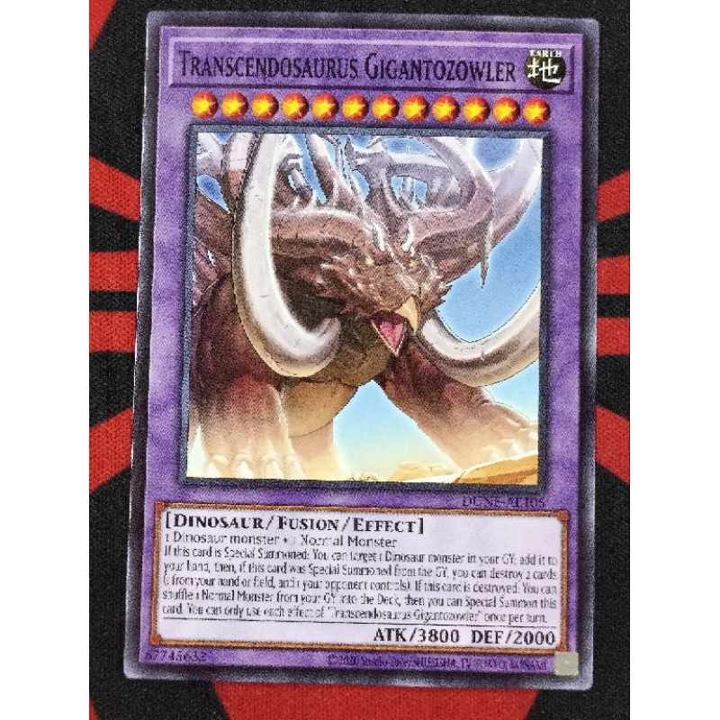 YUGIOH KONAMI DUNE-AE105 Transcendosaurus Gigantozowler (Common) | Shopee Malaysia