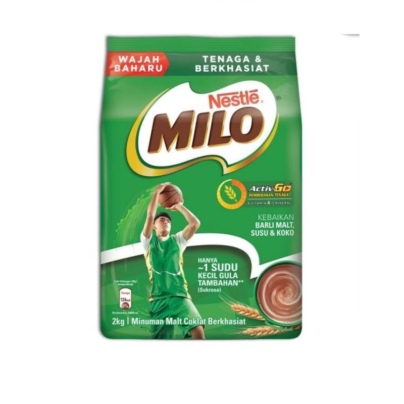 NESTLE MILO Active Go Chocolate Malt Powder 2kg | Shopee Malaysia