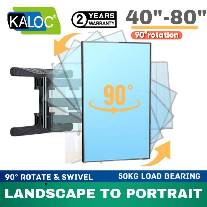 KALOC ULTRA STRONG X8 32" 40" 55" 65" 70" 75" 85" SLIM WALL MOUNT LED ...