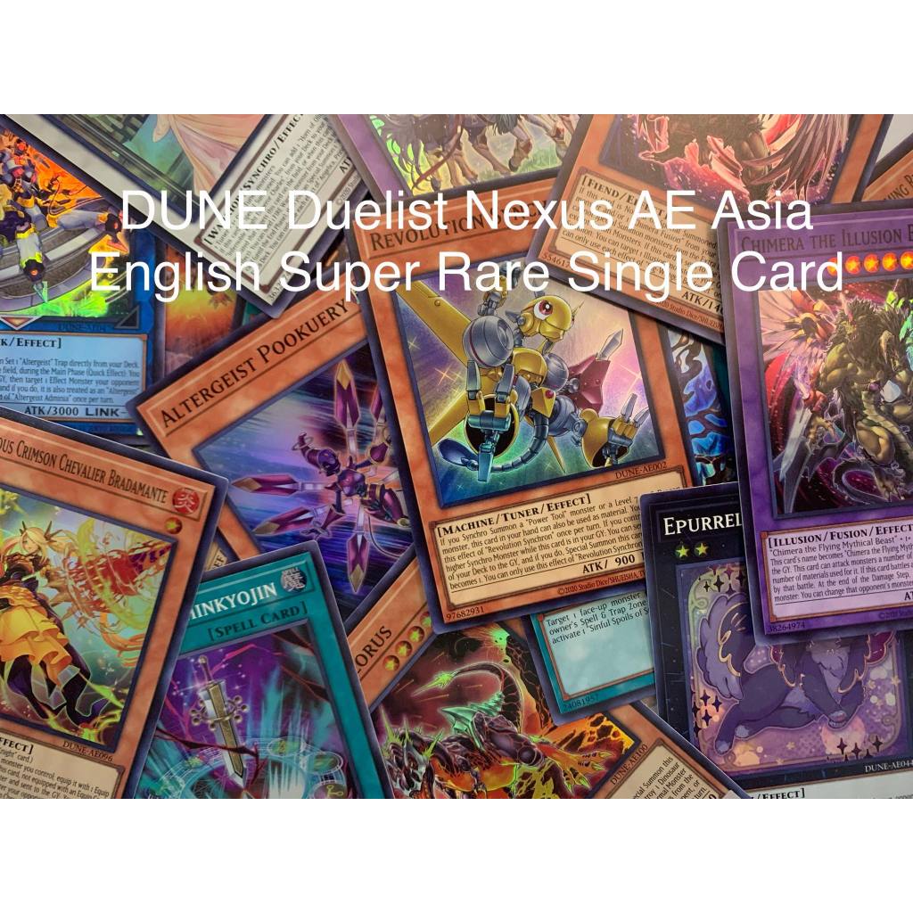 YUGIOH DUNE Duelist Nexus AE Asian English Super Rare Single Card | Shopee Malaysia