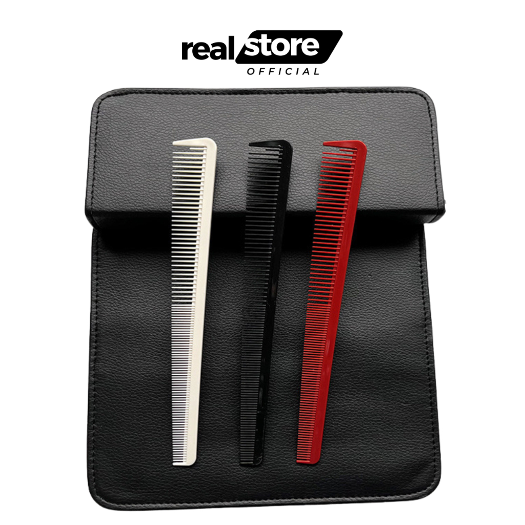253/254 Master Barber Comb FINE WIDE CUTTING COMB LAYER Carbon for ...