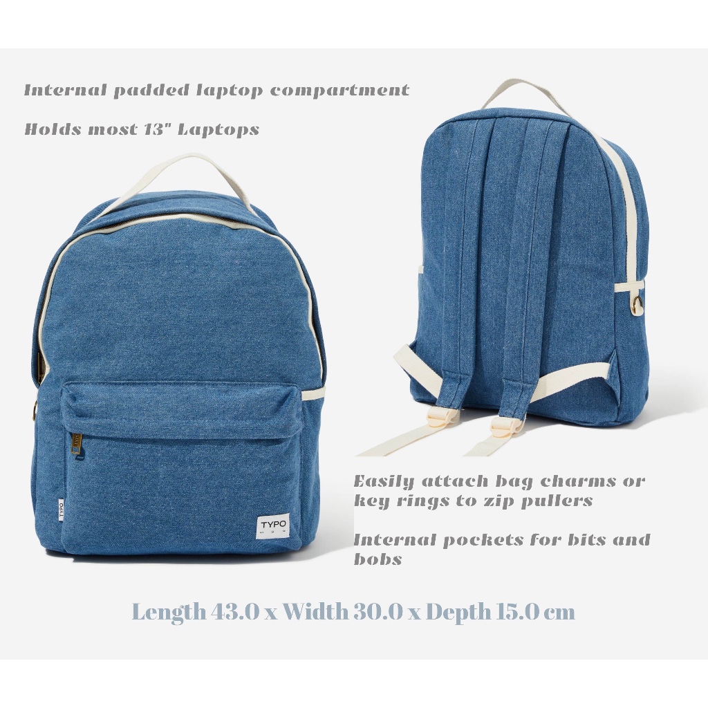 TYPO Backpack / Alumni Backpack & Off The Grid Backpack/ School & Work ...