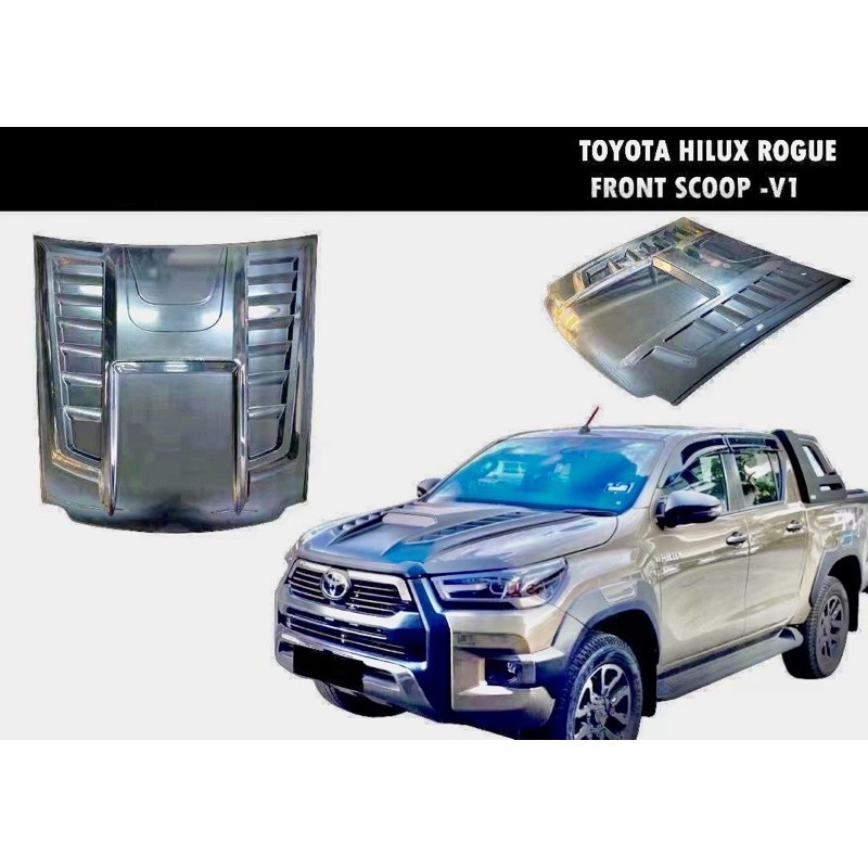 Toyota Hilux Revo rogue V1 2020 - 2024 front bonet hood scoop cover ...