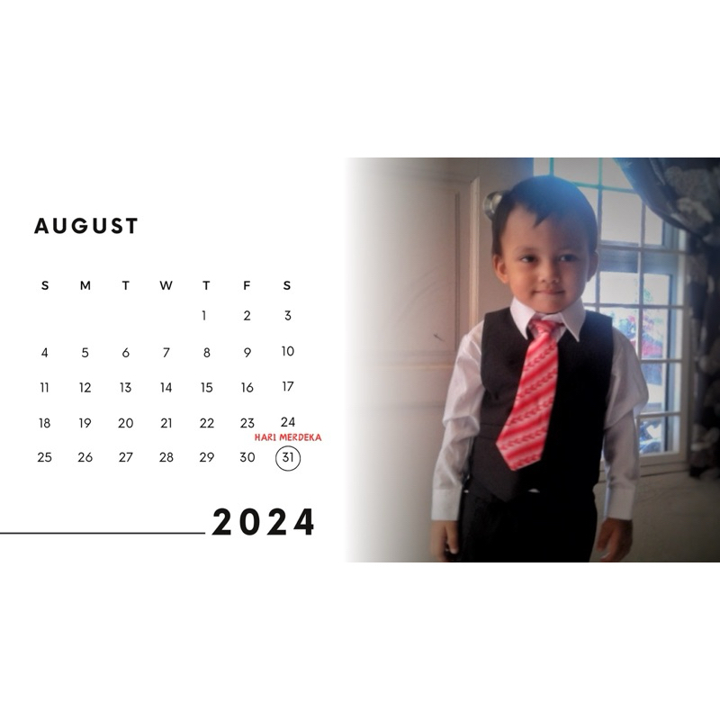 Custom Calendar 2024 (Soft Copy Only) | Shopee Malaysia