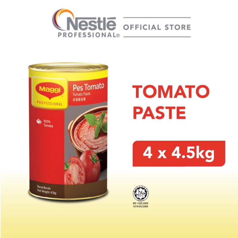 MAGGI Tomato Paste Pes Tomato - 4.5kg x 4 (1 carton) | Shopee Malaysia
