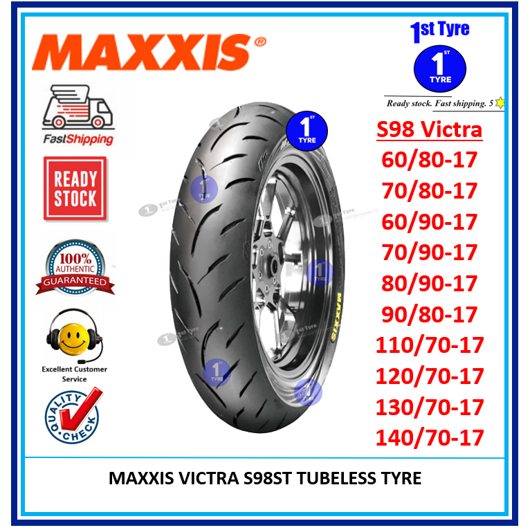 MAXXIS VICTRA S98 ST TUBELESS TAYAR TYRE (100% ORIGINAL !!)(F1 SPORT ...