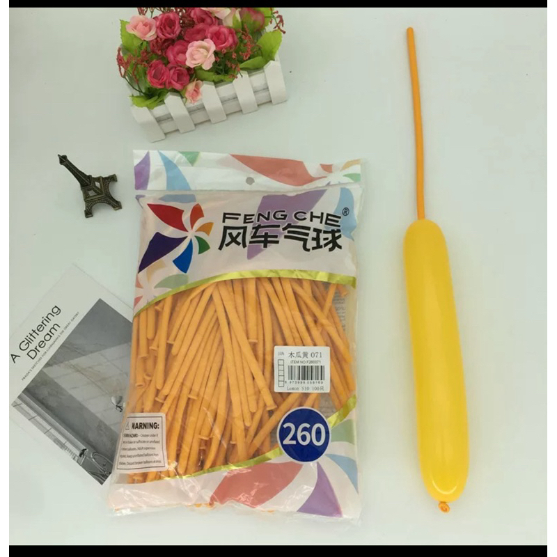 FENG CHE HIGH PREMIUM LATEX 260 BALLOONS 100pcs/pack | Shopee Malaysia