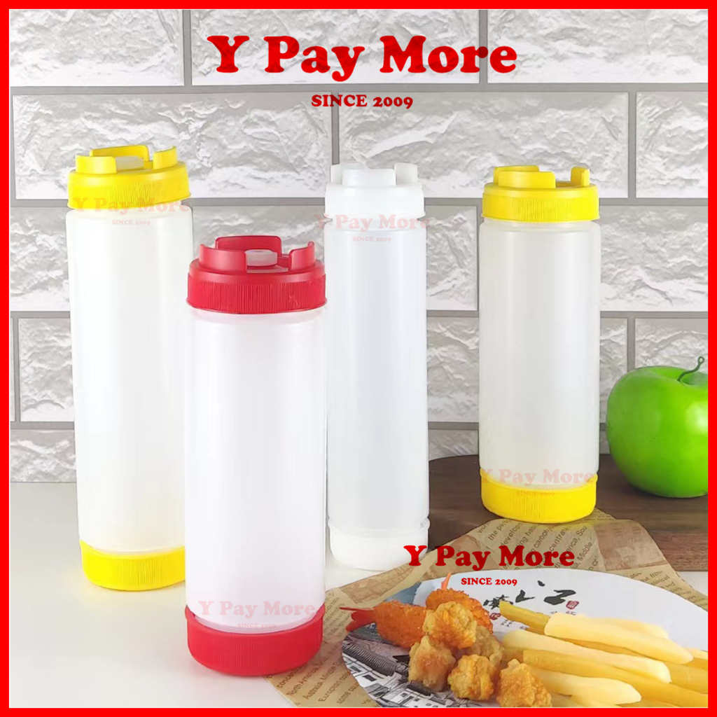 First In First Out Squeeze Dispensing / Refillable fifo Sauce Bottle ...