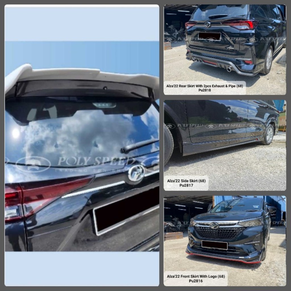 Perodua Alza 2nd Generation 2022 Drive 68 Body Kit PU Ready Stock ...