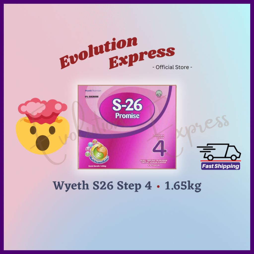 S26 Promise Step 4 (1.65kg) - Kids Growing-Up Formula 3+ Years ...