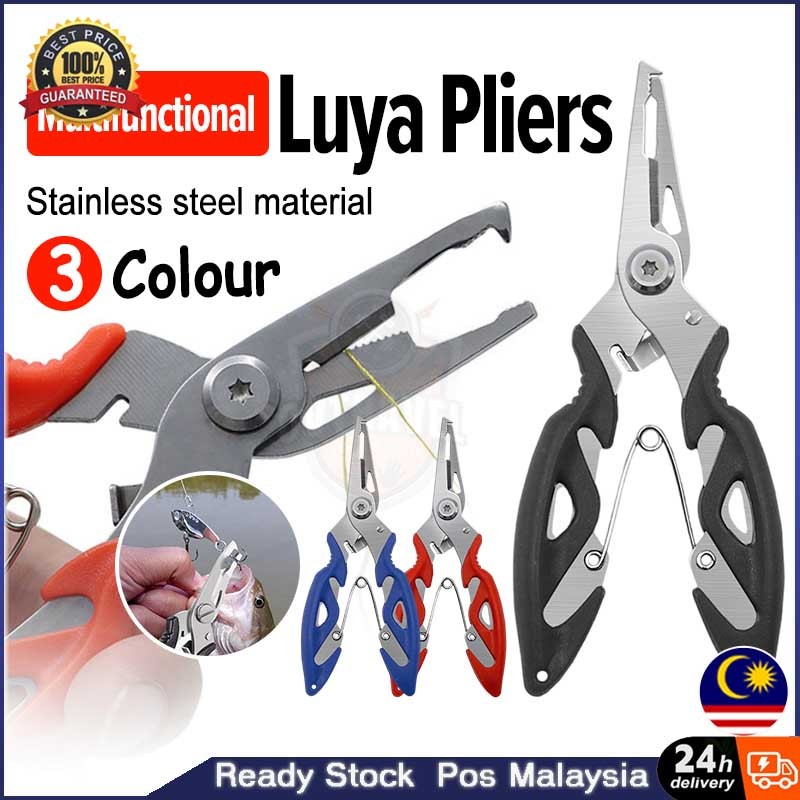 Stainless Steel Fish Fishing Plier Scissor Line Lure Cutter Outdoor ...