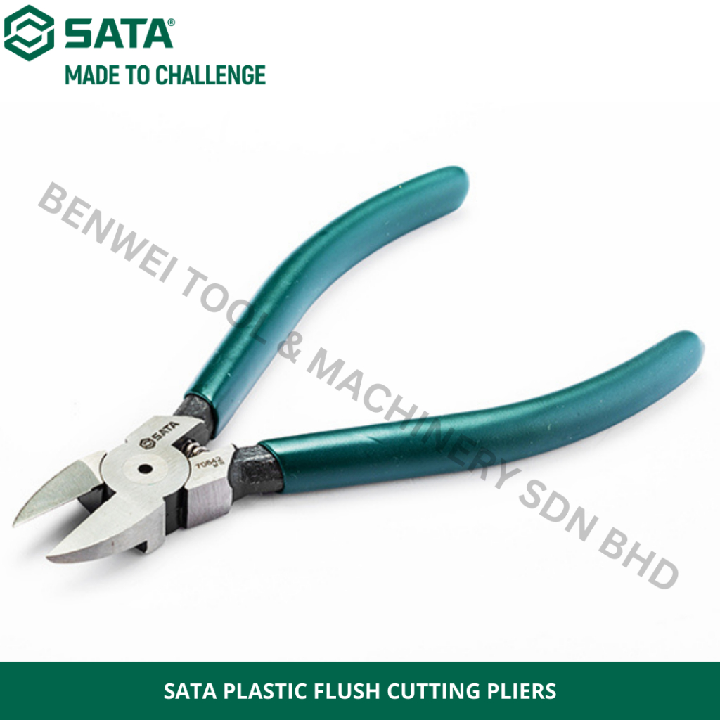 SATA PLASTIC FLUSH CUTTING PLIERS / SATA 70641 5'' / SATA 70642 6 ...