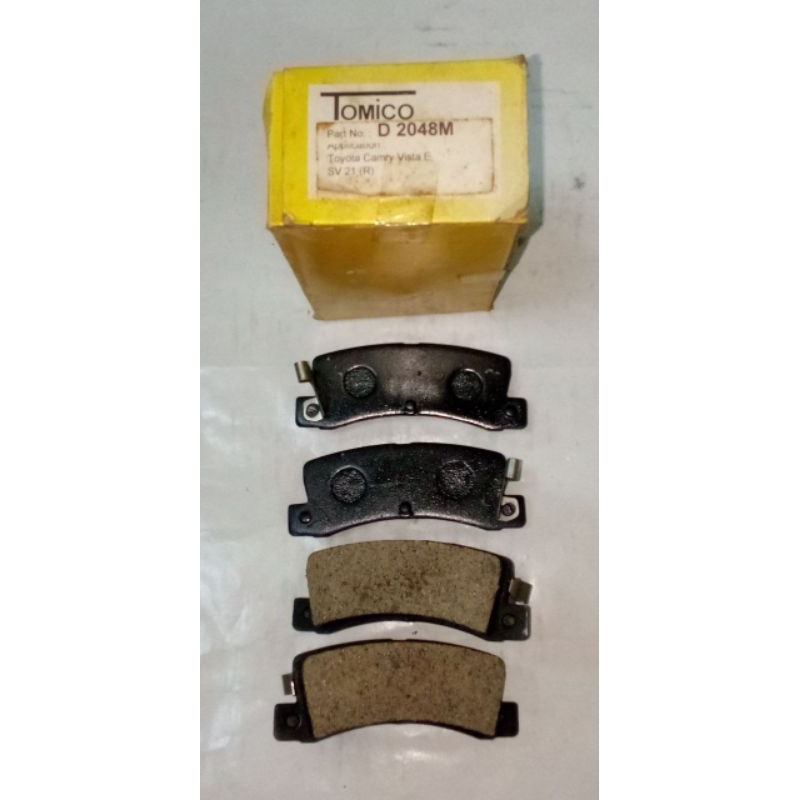 TOYOTA AE90 AE101 REAR DISC BRAKE PADS (2048) 4PCS 1SET | Shopee Malaysia
