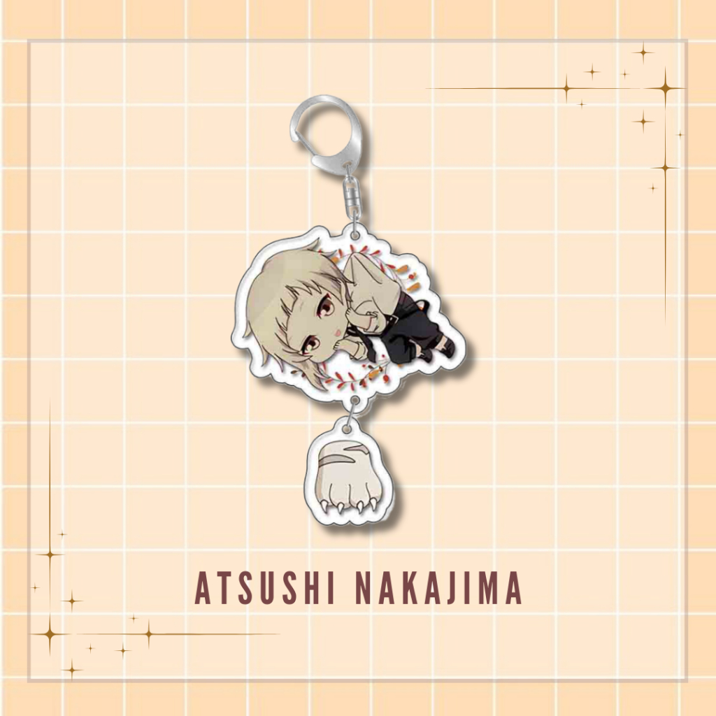 Bungo Stary Dogs Anime Manga Acrylic Keychain Merchandise Pendant ...