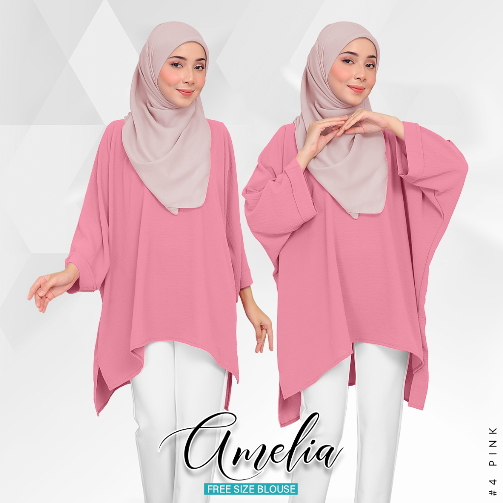 **New Arrival** Amelia Free Size Blouse for Muslimah by Modest Glam ...