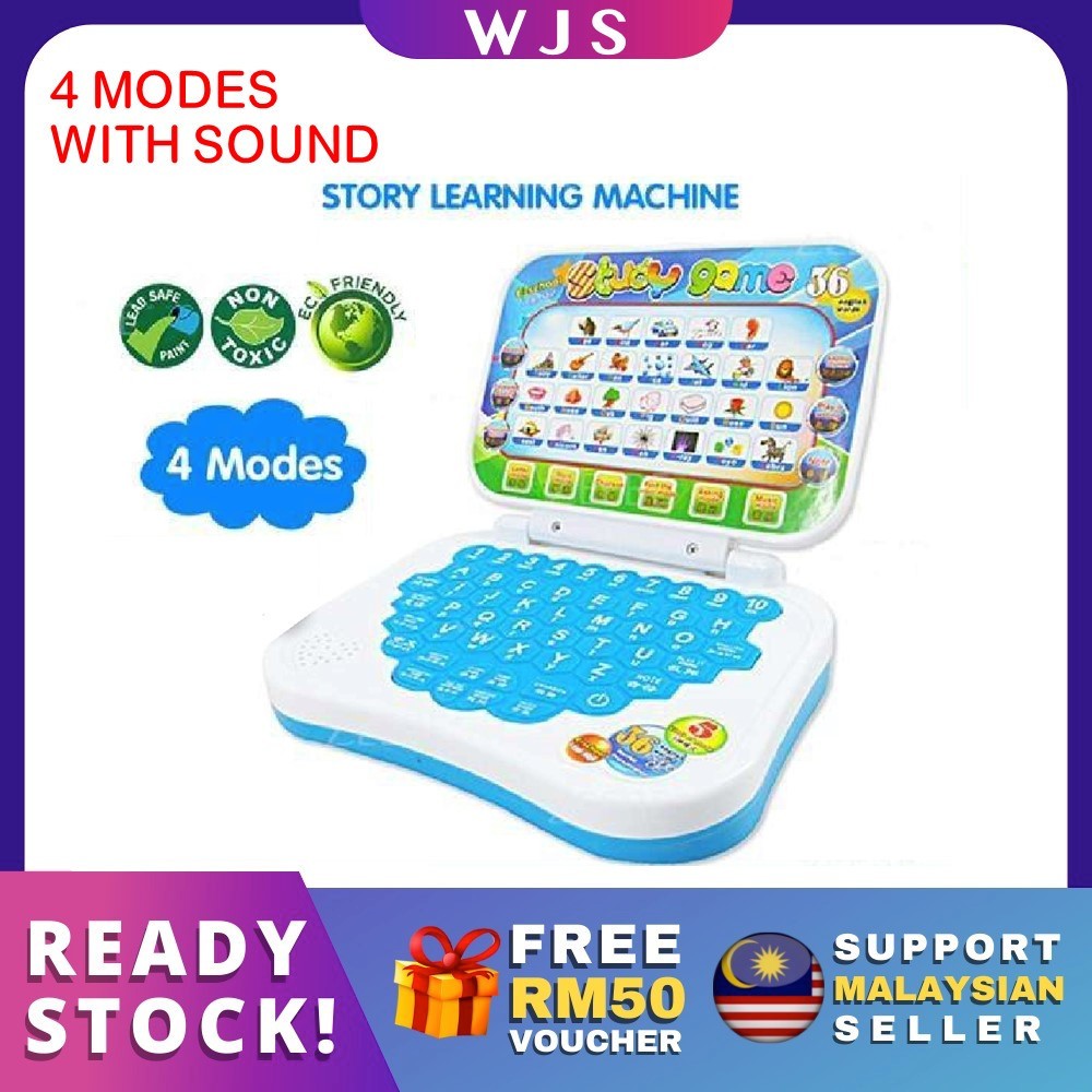 🇲🇾FREE RM50 VOUCHER🎁 MLQ Kids Educational Laptop Toy Kids Notebook ...