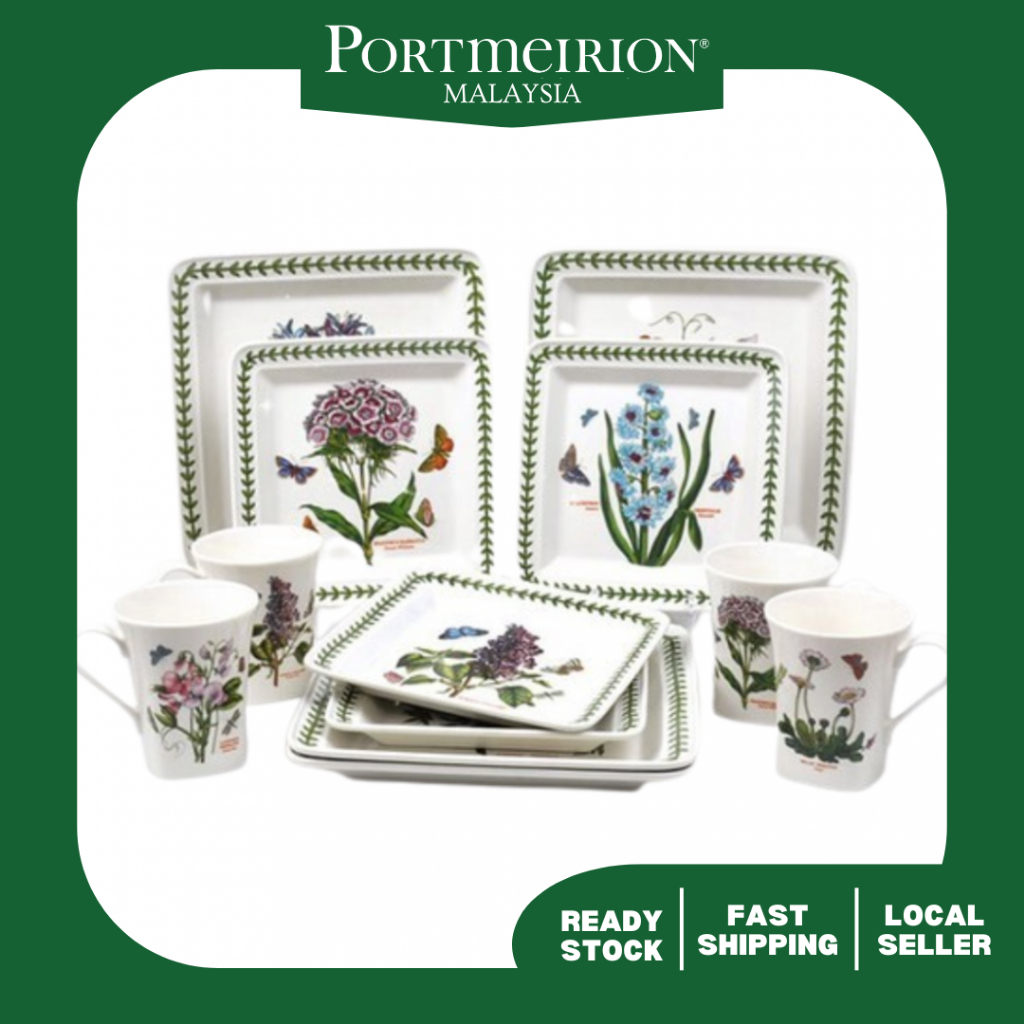 Portmeirion Botanic Garden 12 Piece Square Set (CHN) | Shopee Malaysia