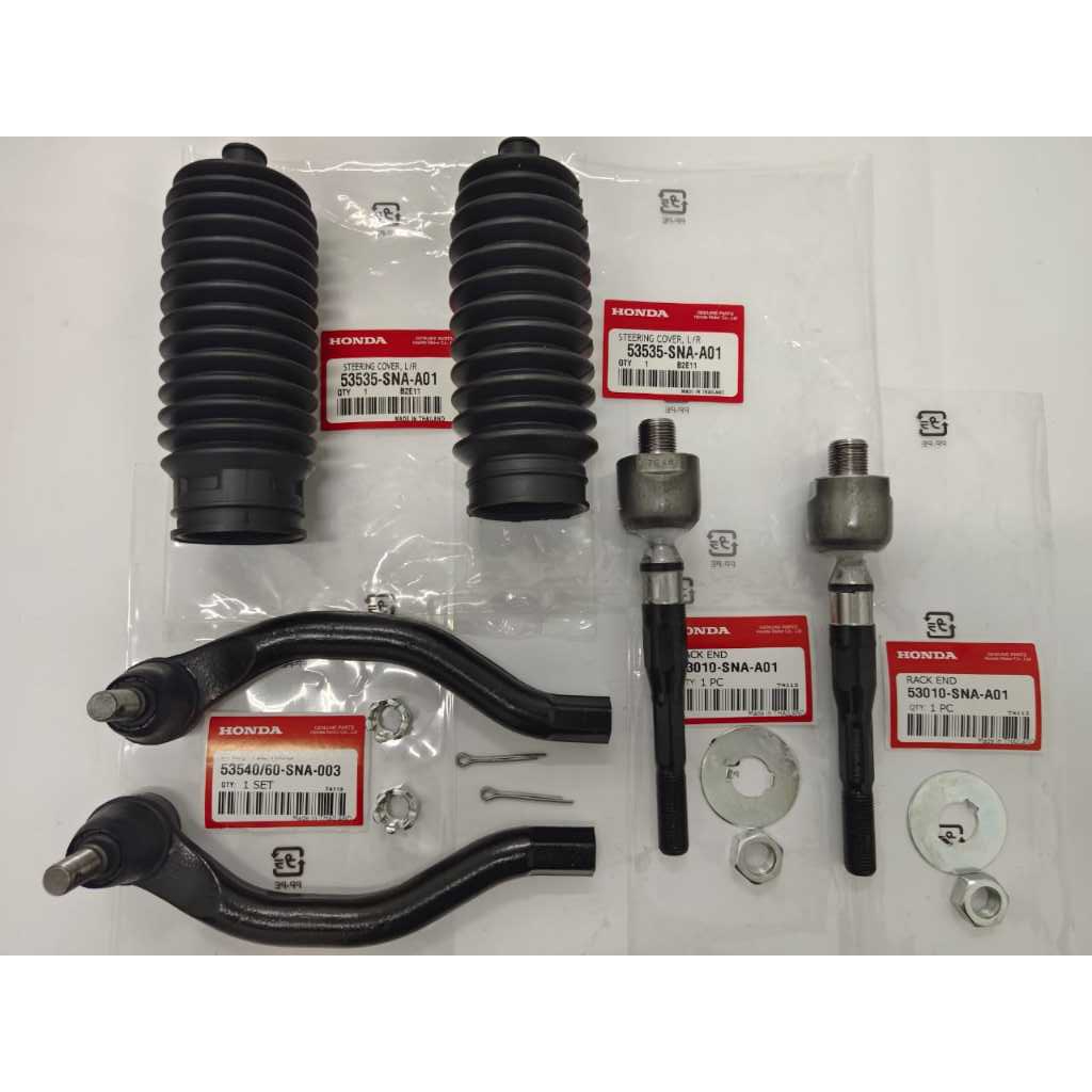 Honda Civic SNA 1.8 (1 SET) Tie Rod End/Rack End/Steering Boot Cover ...