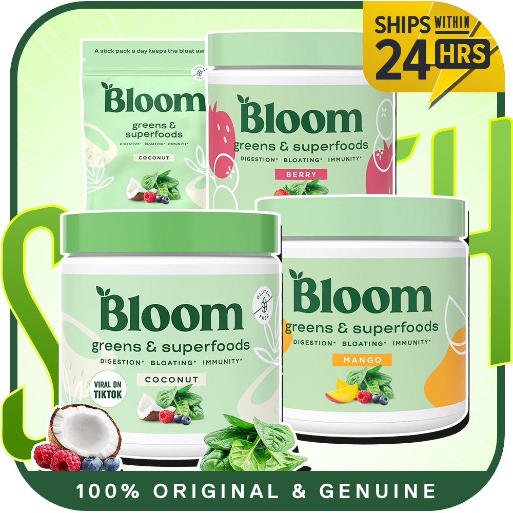 Bloom Nutrition Super Greens Powder Smoothie & Juice Mix | Sachets ...