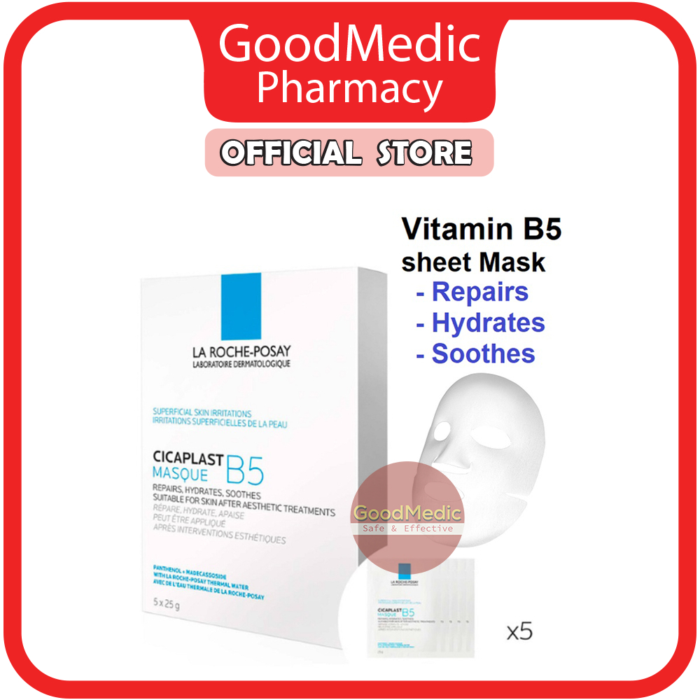 La Roche Posay Cicaplast B5 Mask Hydrating Soothing Sheet Masque 25g ...