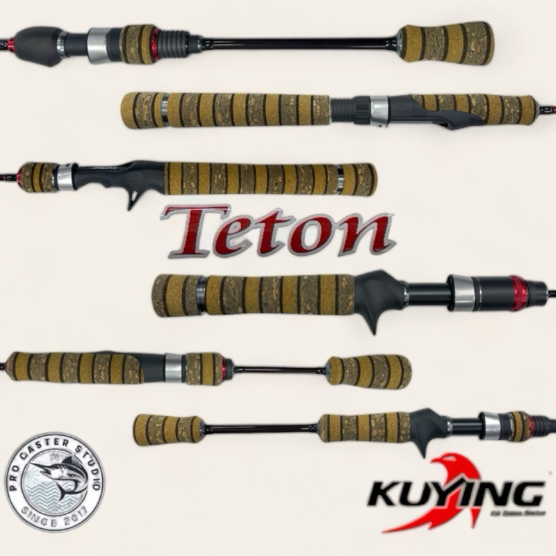 KUYING Teton Fishing Rod Ul spinning baitcasting fishing rod ultralight ...