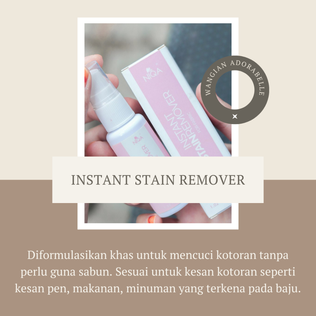 NIQA Instant Stain Remover (Sembur,gosok dan lap) | Shopee Malaysia