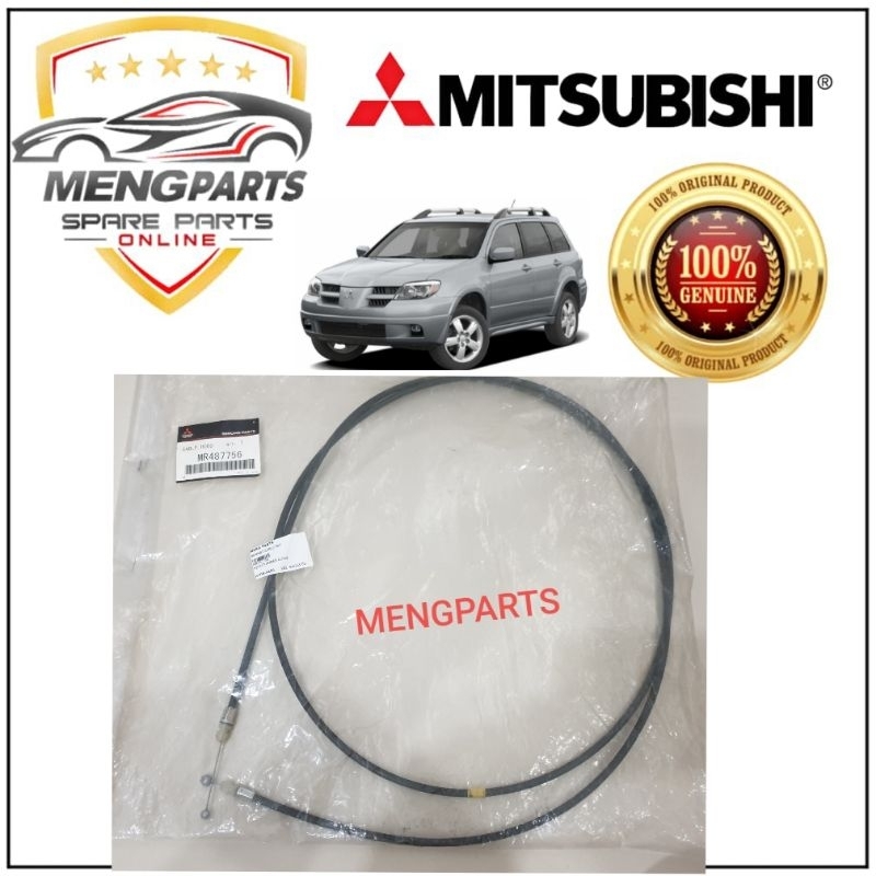 ORIGINAL MITSUBISHI OUTLANDER CU5W FRONT BONNET CABLE MR487756 | Shopee ...