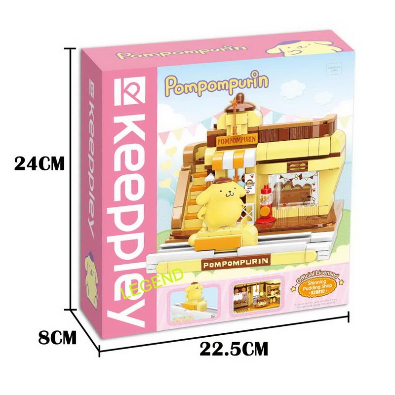 Keeppley Blocks Sanrio Series Kuromi Melody Pochacco Pompompurin Hello ...