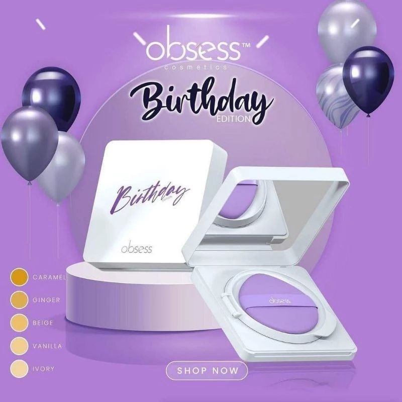 OBSESS CUSHION FOUNDATION BIRTHDAY EDITION - CODE BEIGE (EXPIRED APRIL ...